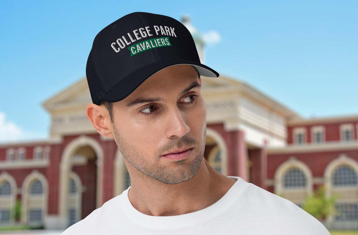College Park Cavaliers High School Baseball Caps — District 63 Apparel