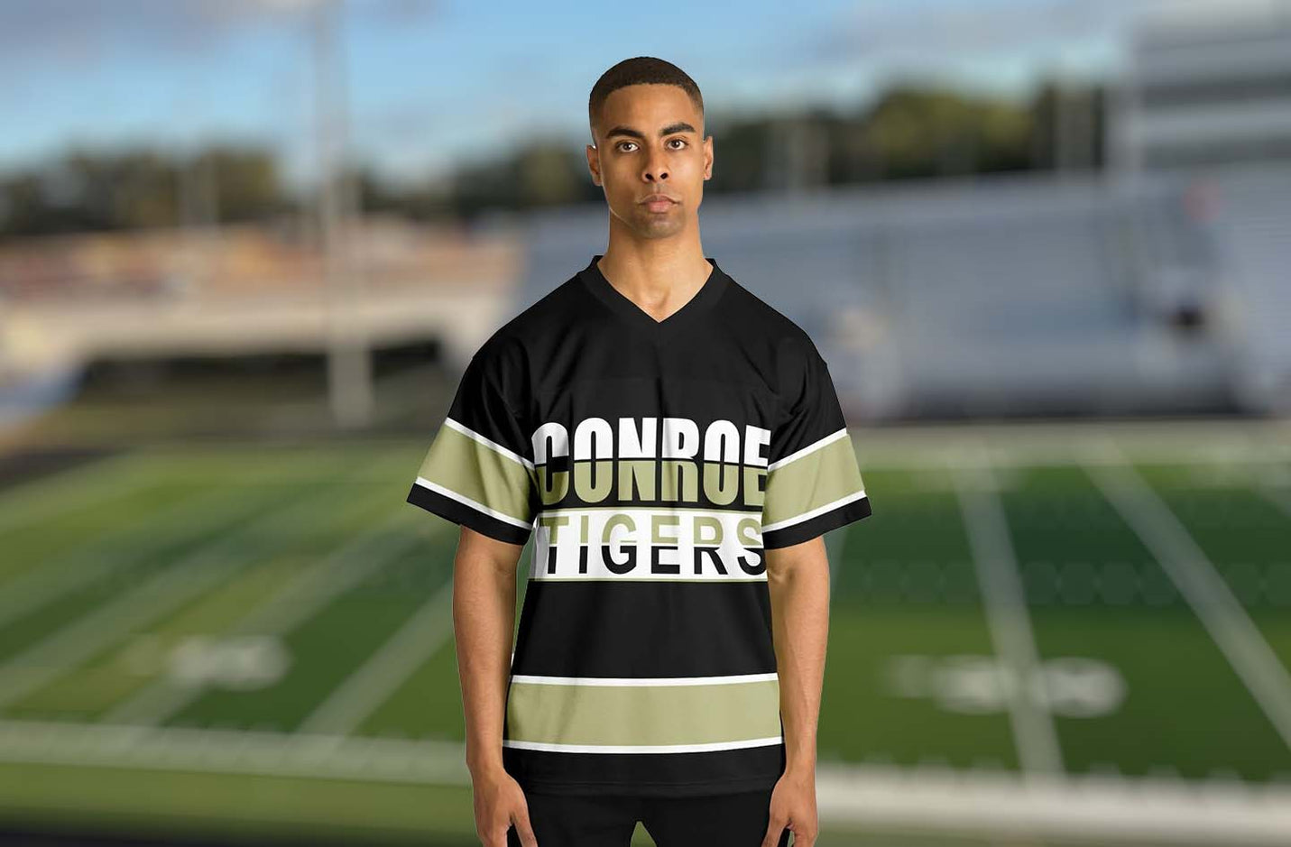 Conroe Tigers High School Football Jerseys — District 63 Apparel