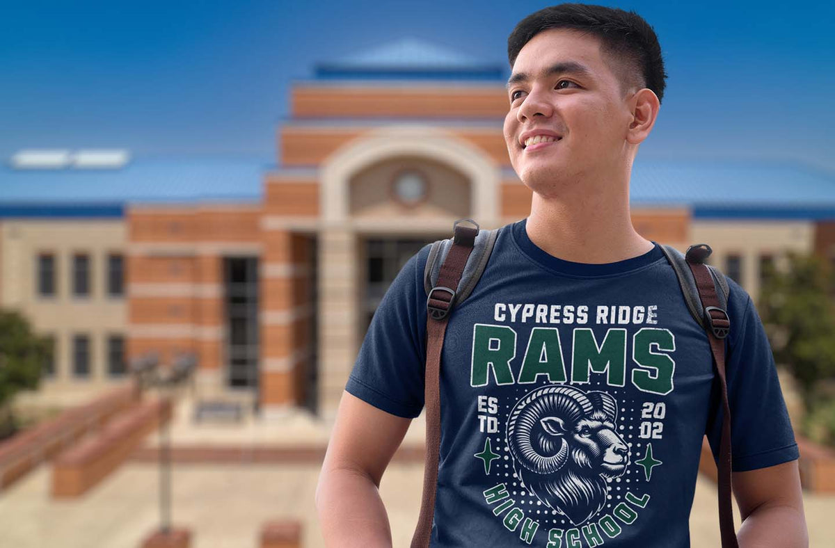 Cypress Ridge High School Rams Classic Unisex T-shirts — District 63 ...
