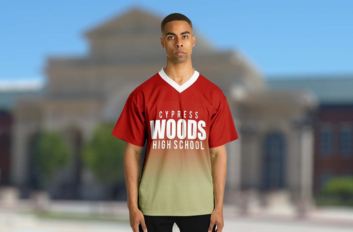 Cypress Woods Wildcats High School Football Jerseys — District 63 Apparel