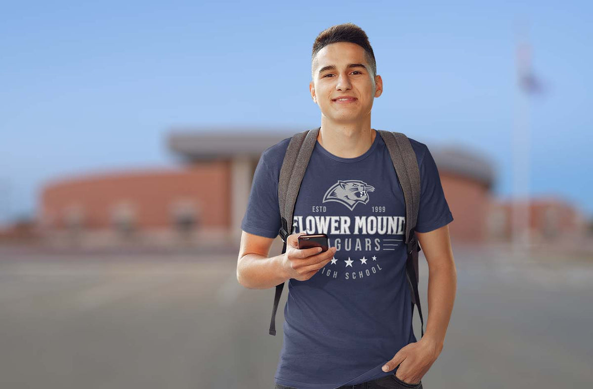 Flower Mound High School Jaguars Premium Unisex T-shirts (PF ...