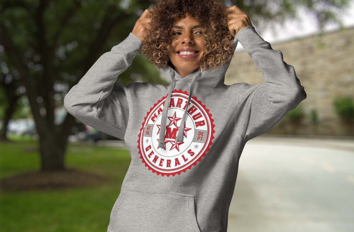 MacArthur High School Generals Premium Unisex Hoodies (PF) — District ...