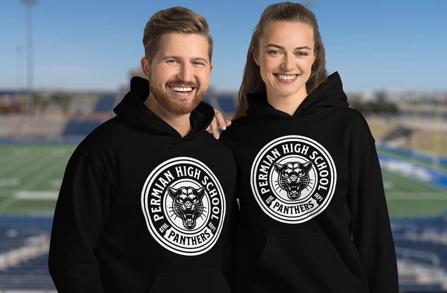 Permian High School Panthers Classic Unisex Hoodies — District 63 Apparel