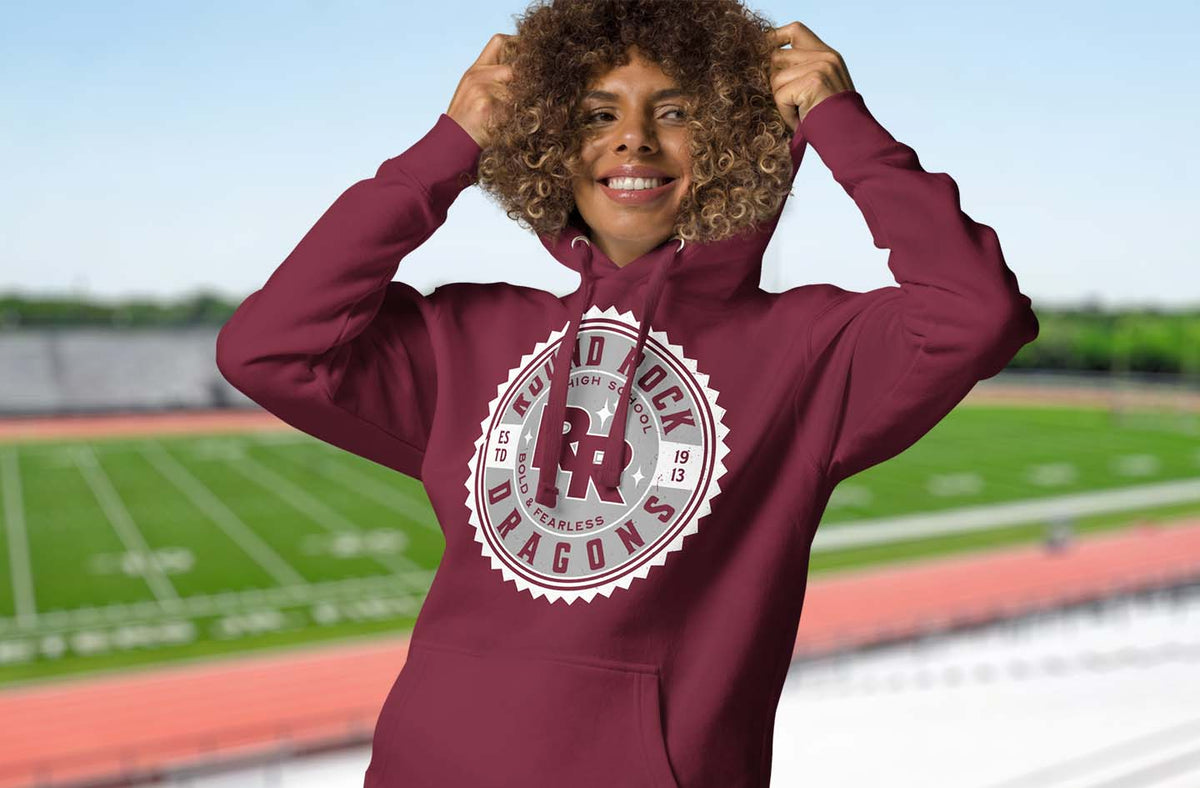 Round Rock High School Dragons Premium Unisex Hoodies — District 63 Apparel