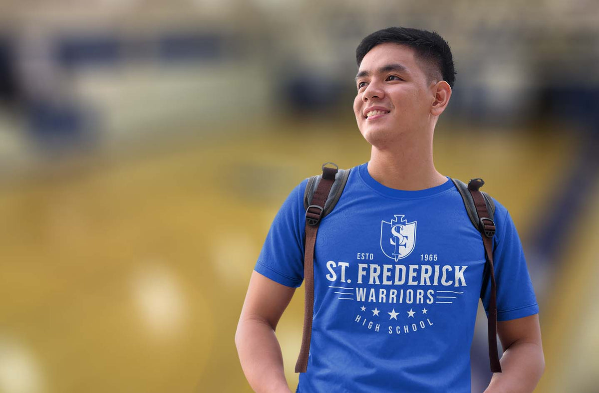 St. Frederick High School Warriors Classic Unisex T-shirts — District ...