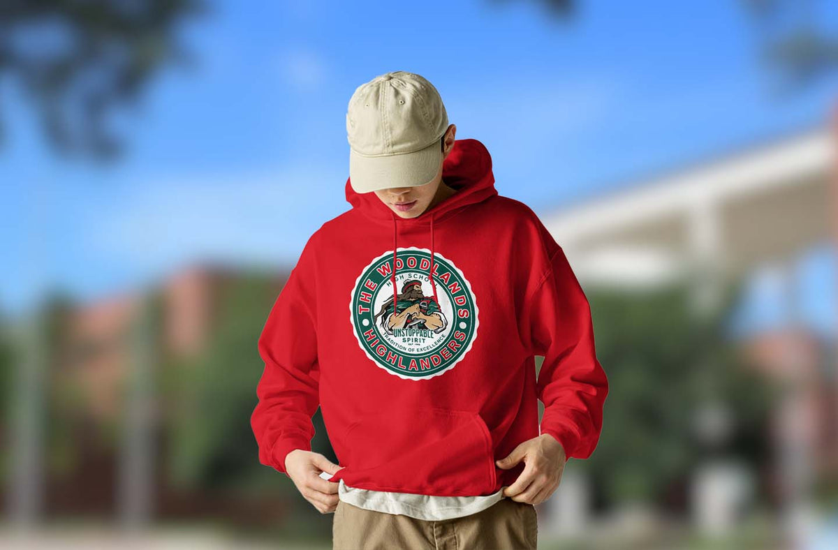 The Woodlands High School Highlanders Classic Unisex Hoodies — District ...