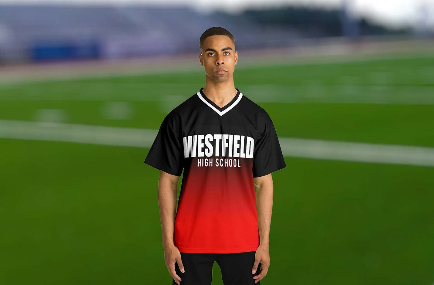 Westfield High School Mustangs Football Jerseys — District 63 Apparel
